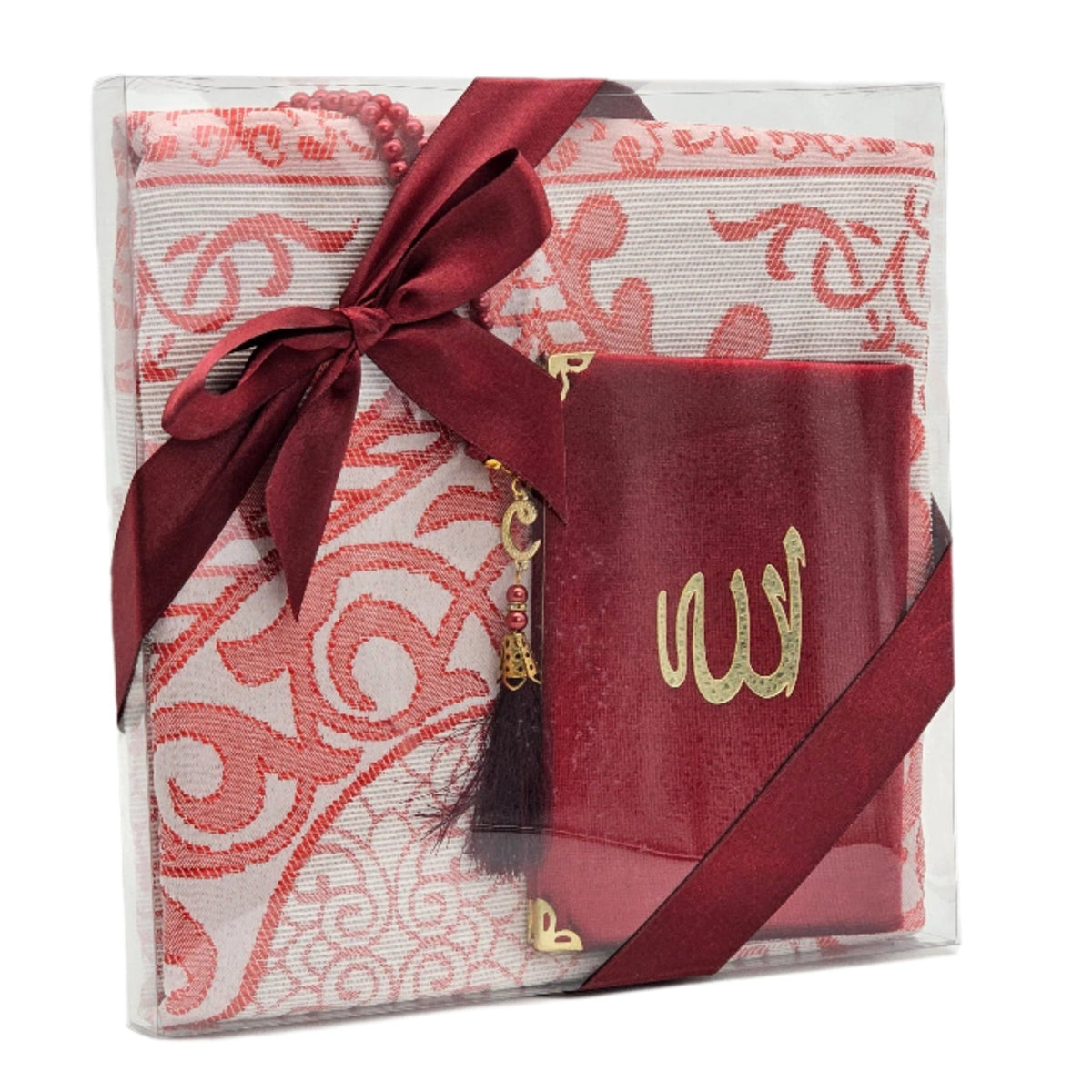 3 Piece Panj Surah, Prayer Mat, Tasbih Gift Set – Safa Islamic Lifestyle