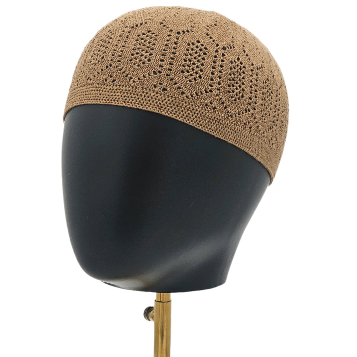 Brown Knitted Mosque Cap – Safa Islamic Lifestyle