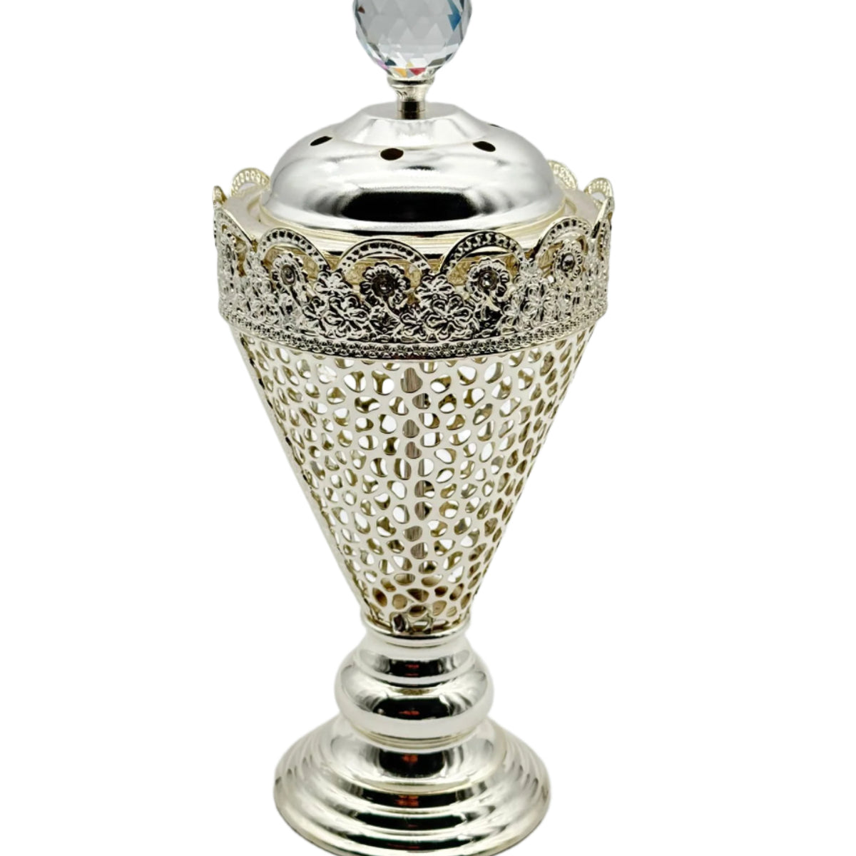 Silver Bakhoor Burner – Safa Islamic Lifestyle