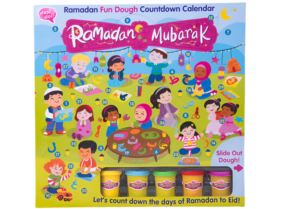Fun Dough Ramadan Countdown Calendar – Safa Islamic Lifestyle