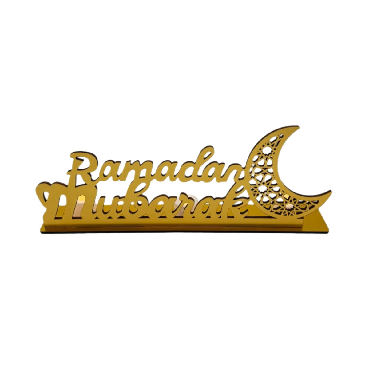 Ramadan Mubarak Decorative Sign – Safa Islamic Lifestyle