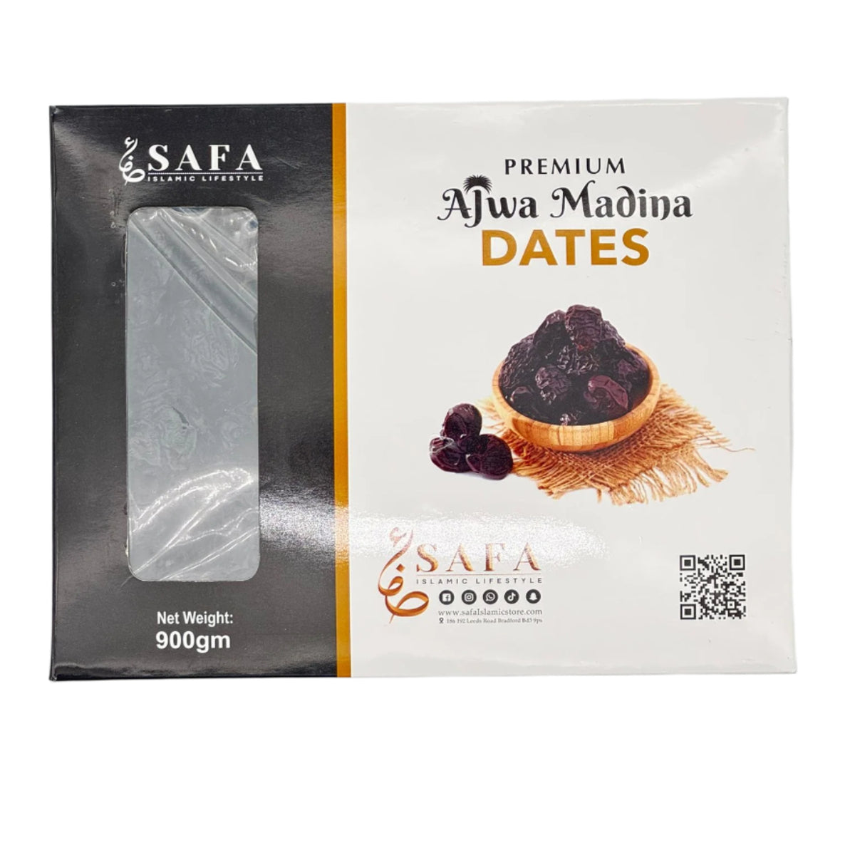 Safa Premium Ajwa Madina Dates 900gm – Safa Islamic Lifestyle